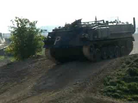 AFV 432 in the playpen at Duxford - YouTube