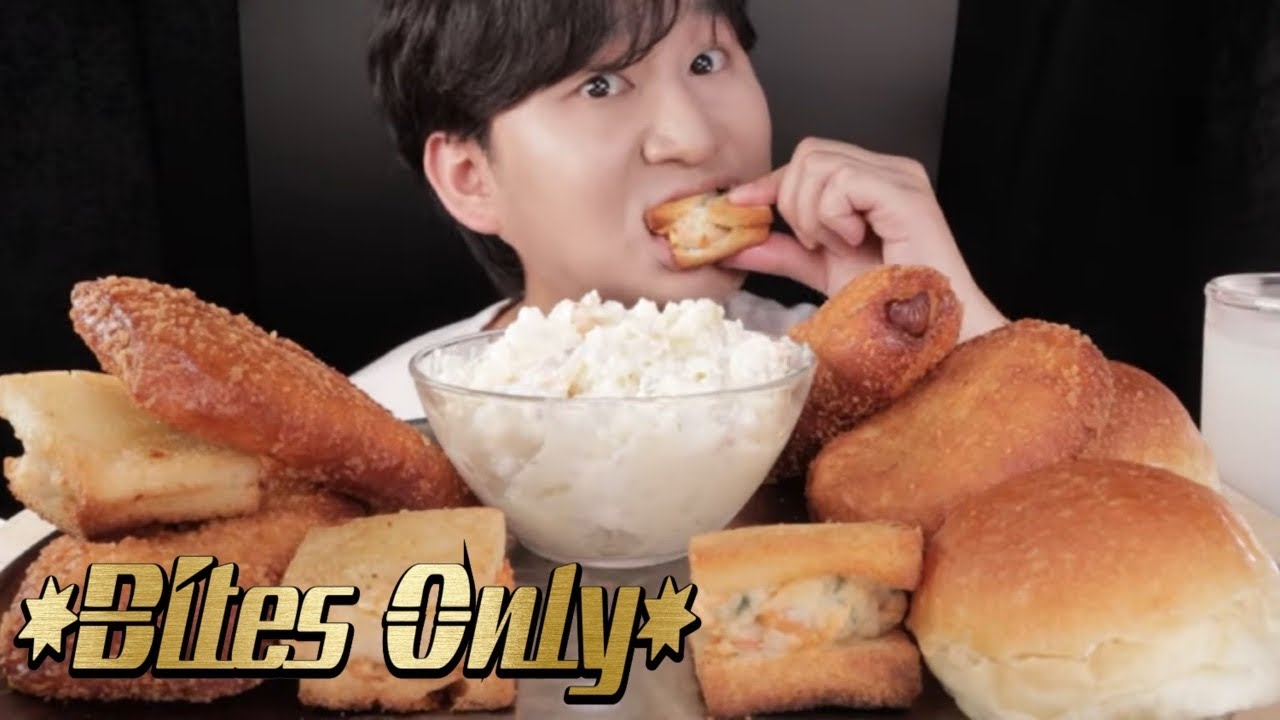조마뱀 Mabam Eats - Croquettes, Bread Assortment, & Menbosha Mukbang ...