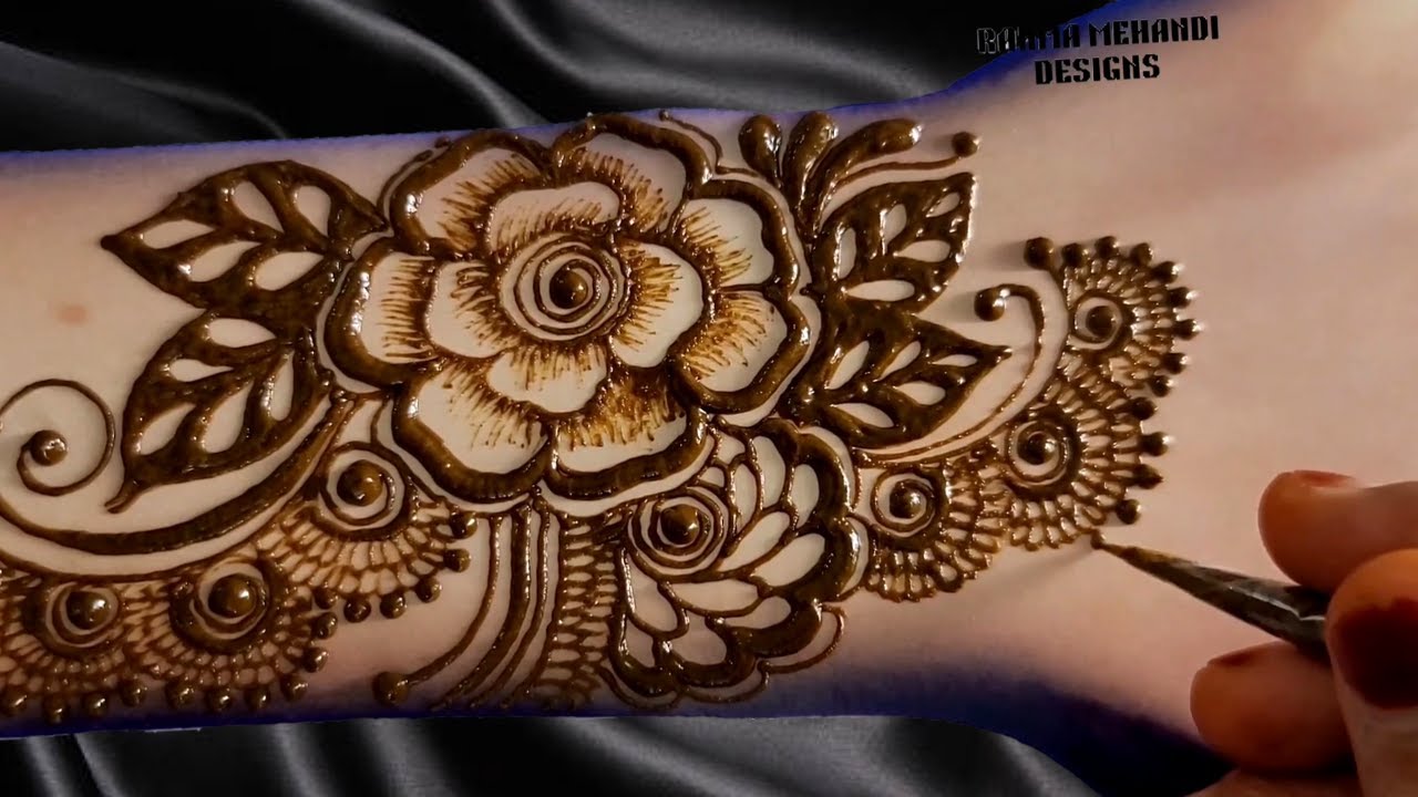 Very beautiful stylish mehndi design | easy mehndi design | simple ...