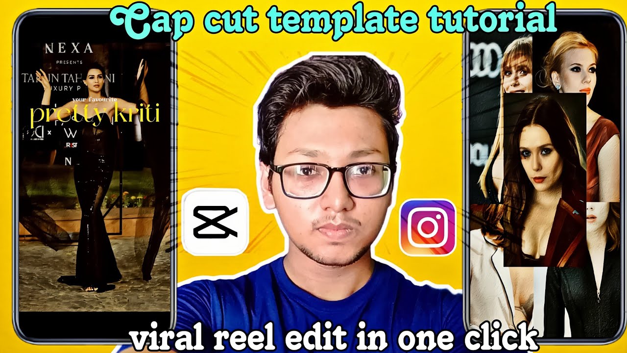 Instagram trending reel edit tutorial with cap cut #instatrending #trend #edit #tutorial #capcut ...
