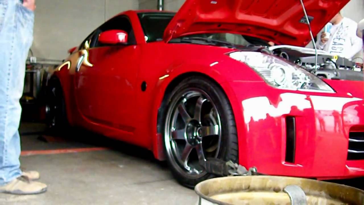 2007 HR 350Z on the Dyno - YouTube