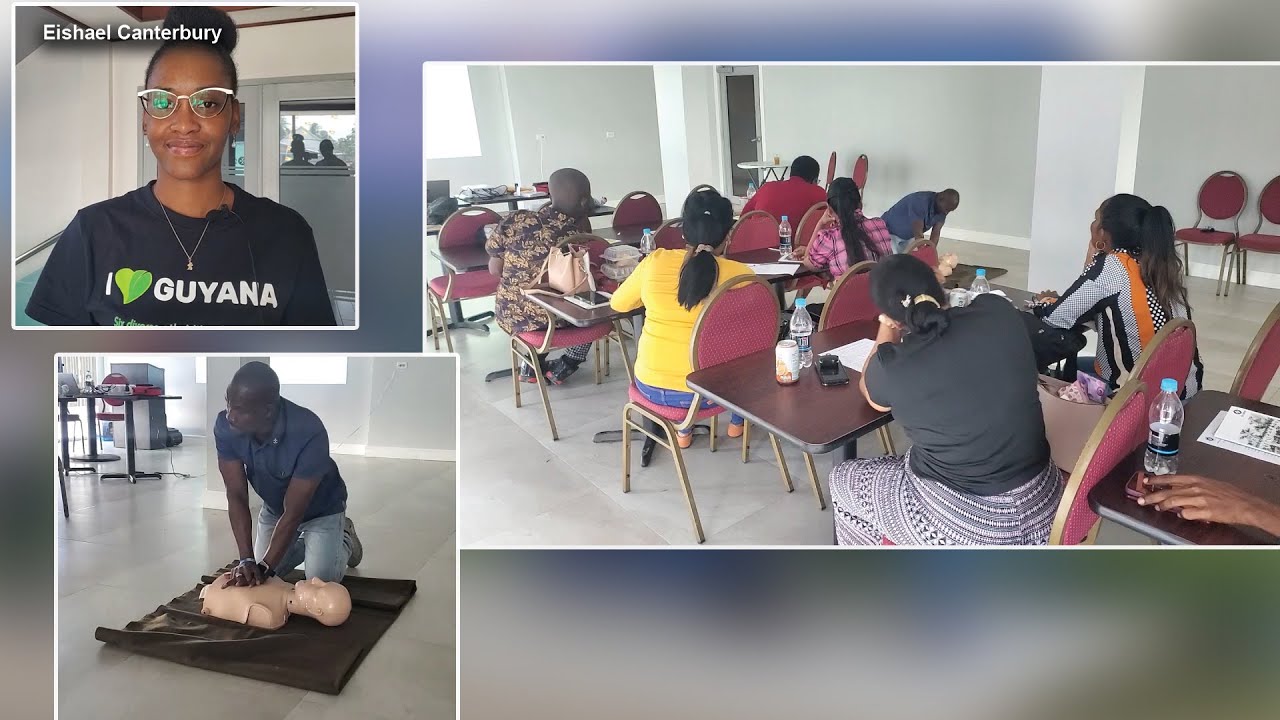 GTA Conducts First Aid And CPR Training in Region 6 - YouTube