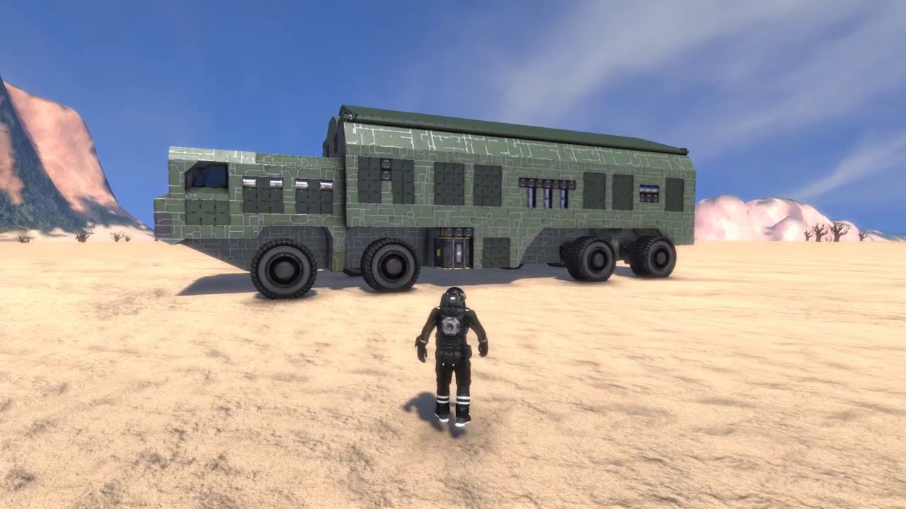 MC-52 Artillery Truck - Space Engineers - YouTube