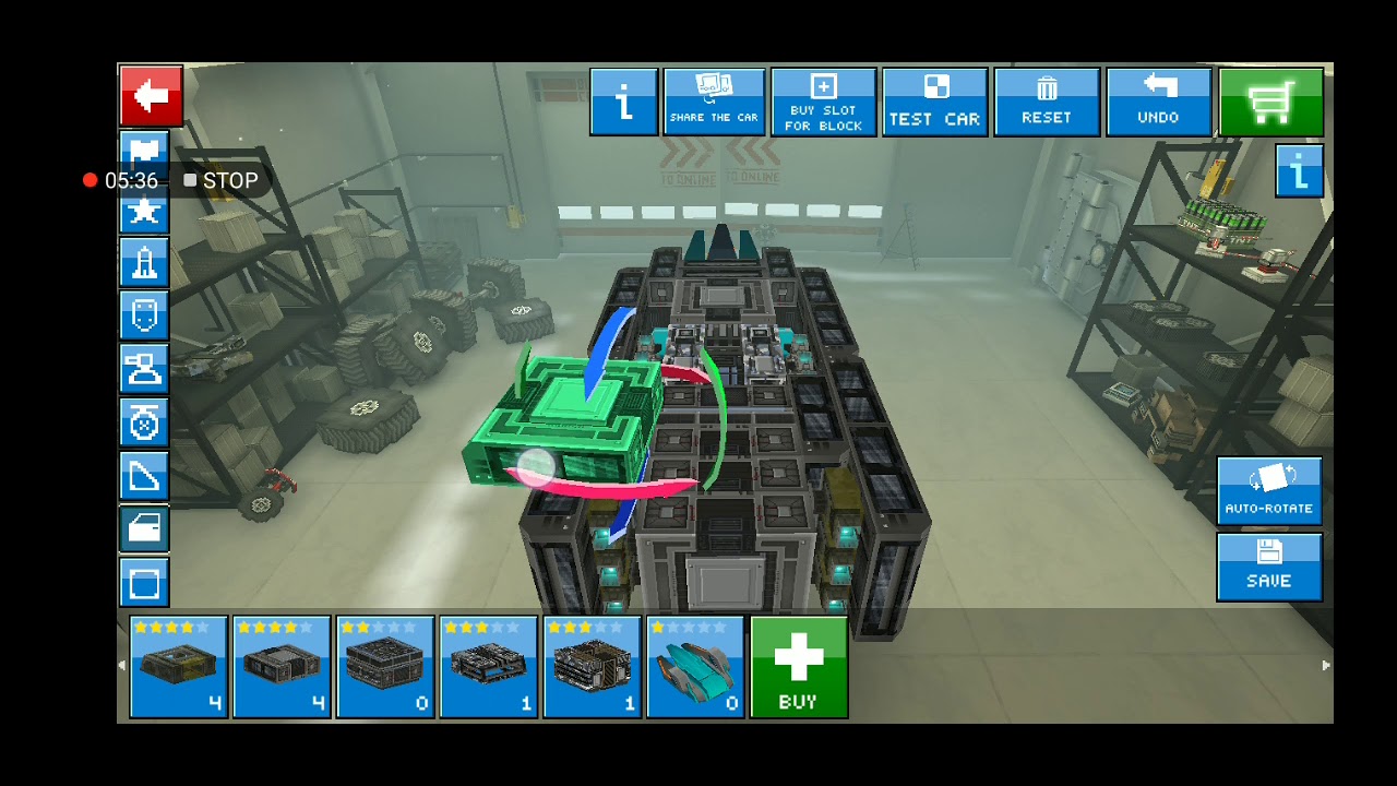 How to build an most destructive car on blocky cars online - YouTube