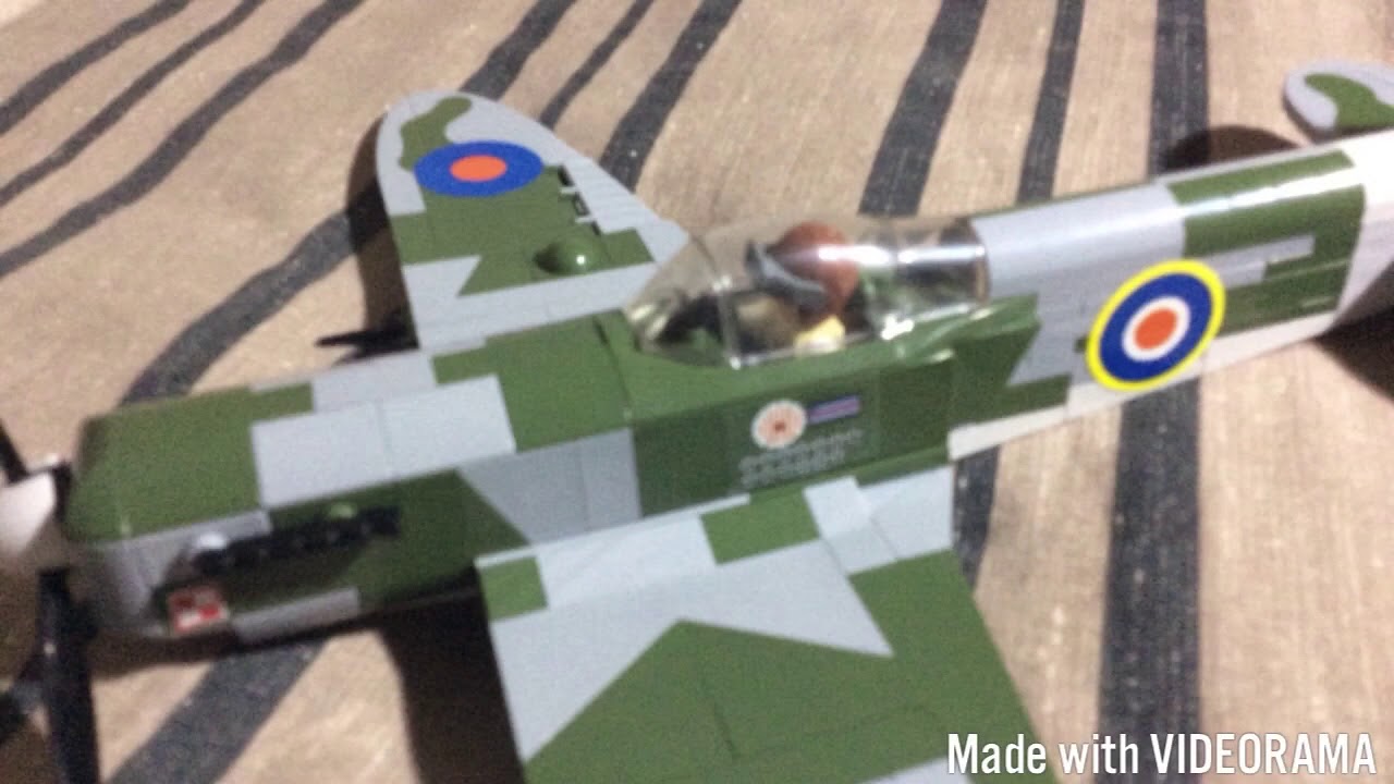 Supermarine Spitfire bombs German tank (Lego and Cobi stop motion ...