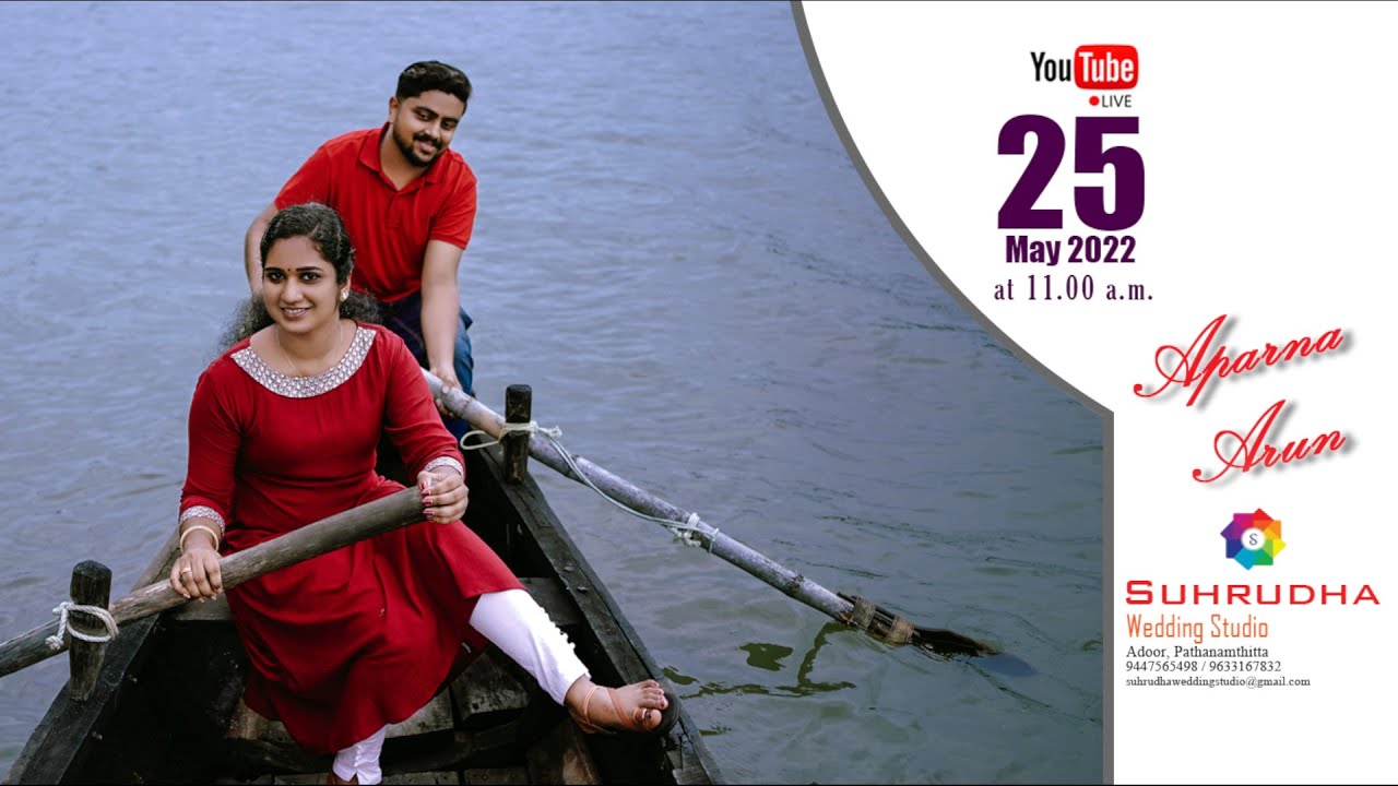 Aparna & Arun Wedding Day YouTube Live Telecasting - YouTube