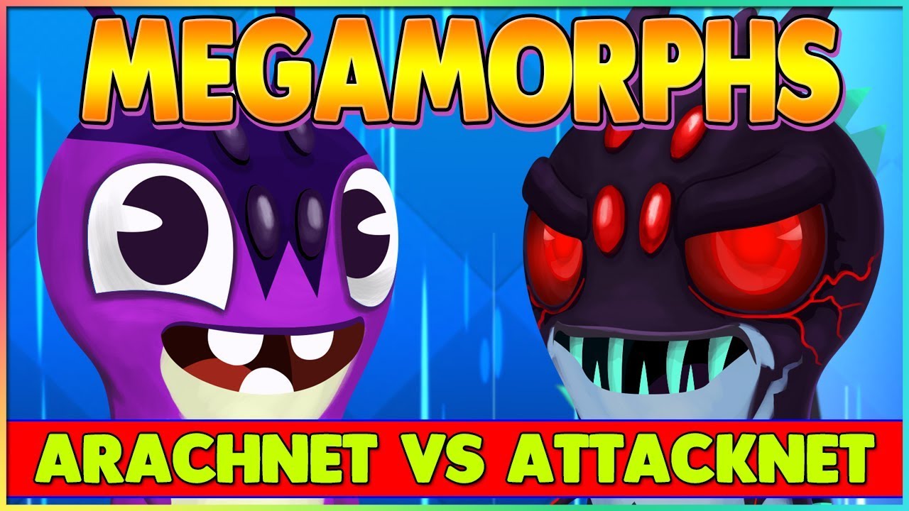 MEGAMORPH ARACHNET vs MEGAMORPH ATTACKNET ! Slugterra Slug it out 2 ...