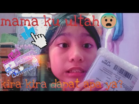 Unbboxing paket shoppe untuk mama,kira kira dapat apa ya 🤔