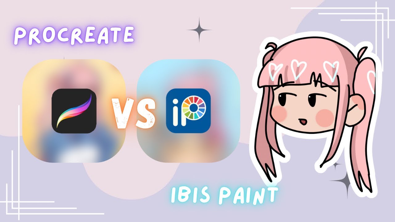 My art on IbisPaint V.S. Procreate! 🎨 (+ My opinions) - YouTube