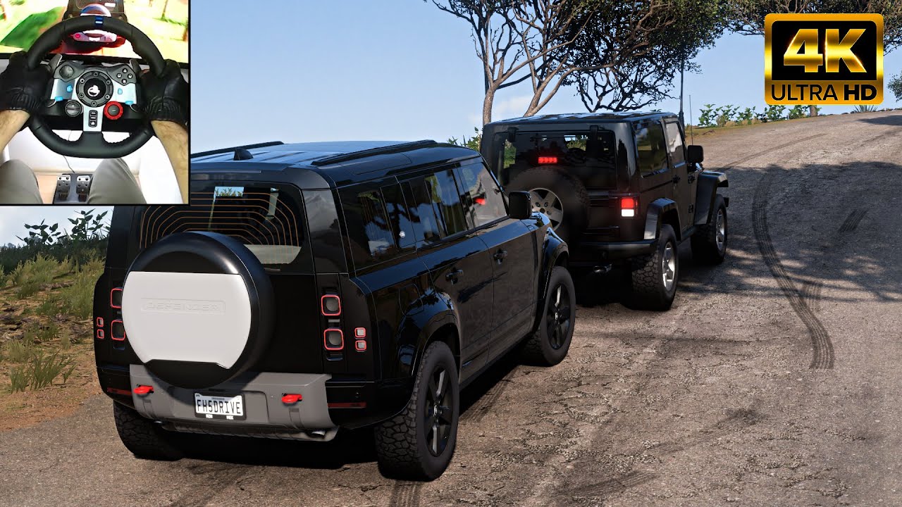 Land Rover Defender 110 X | Forza Horizon 5 - CONVOY | Logitech G29 ...