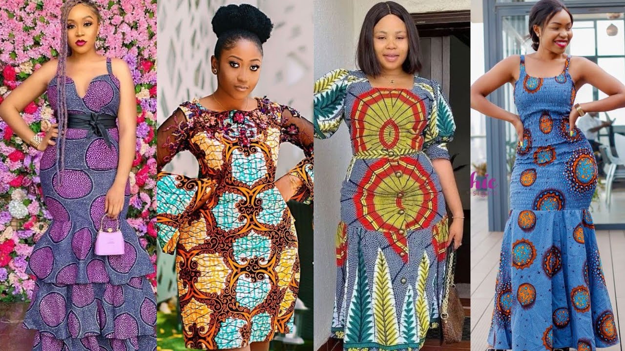 mishono ya magauni marefu ya vitenge bubu-kaftan dresses asoebi Styles ...
