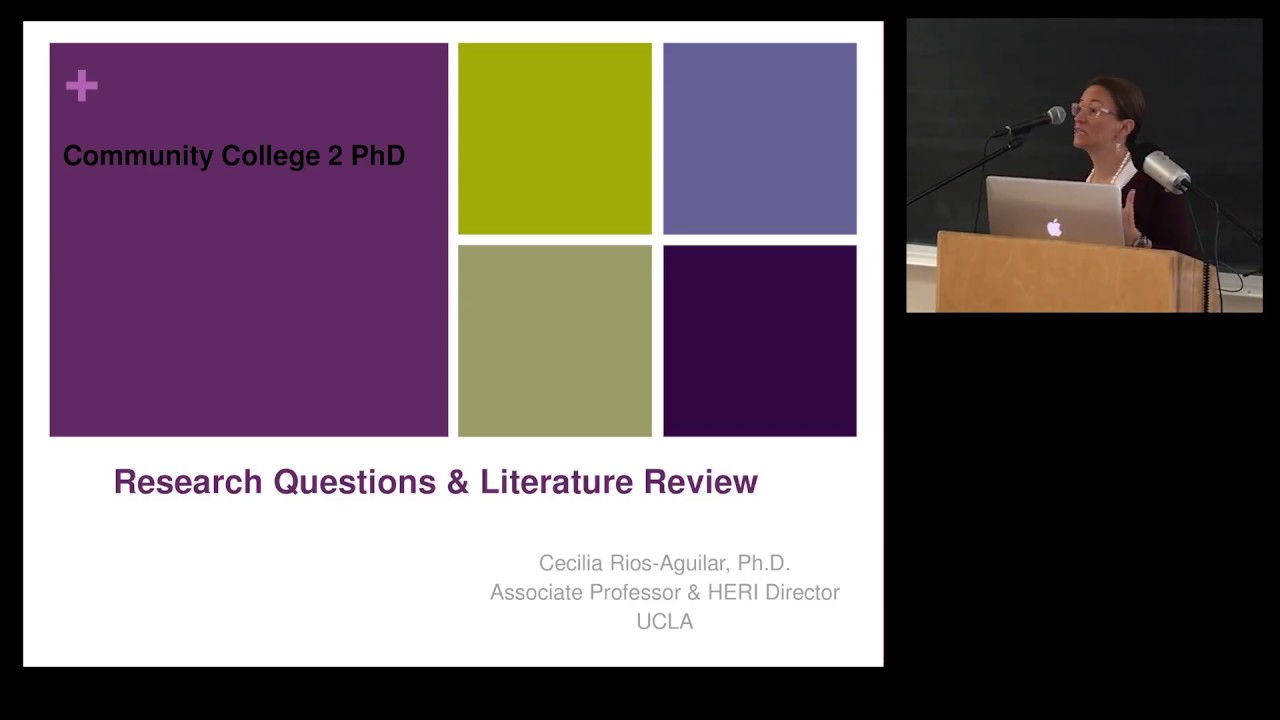 Social Science Research Questions & Literature Reviews by Cecilia Rios ...