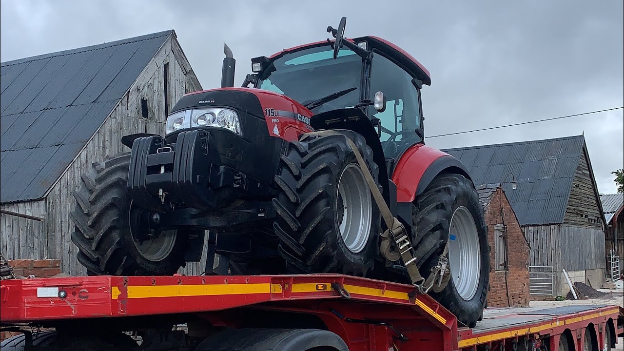 New Case Tractor Arrives On The Farm. - YouTube