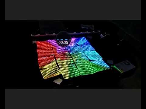 16x16 led square,full color led dot matrix,China manufacturer - YouTube