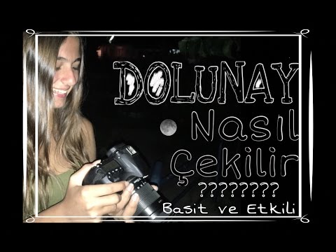 AY FOTOĞRAFI NASIL ÇEKİLİR? |Basit ve Etkili| [ISO, Diyafram]