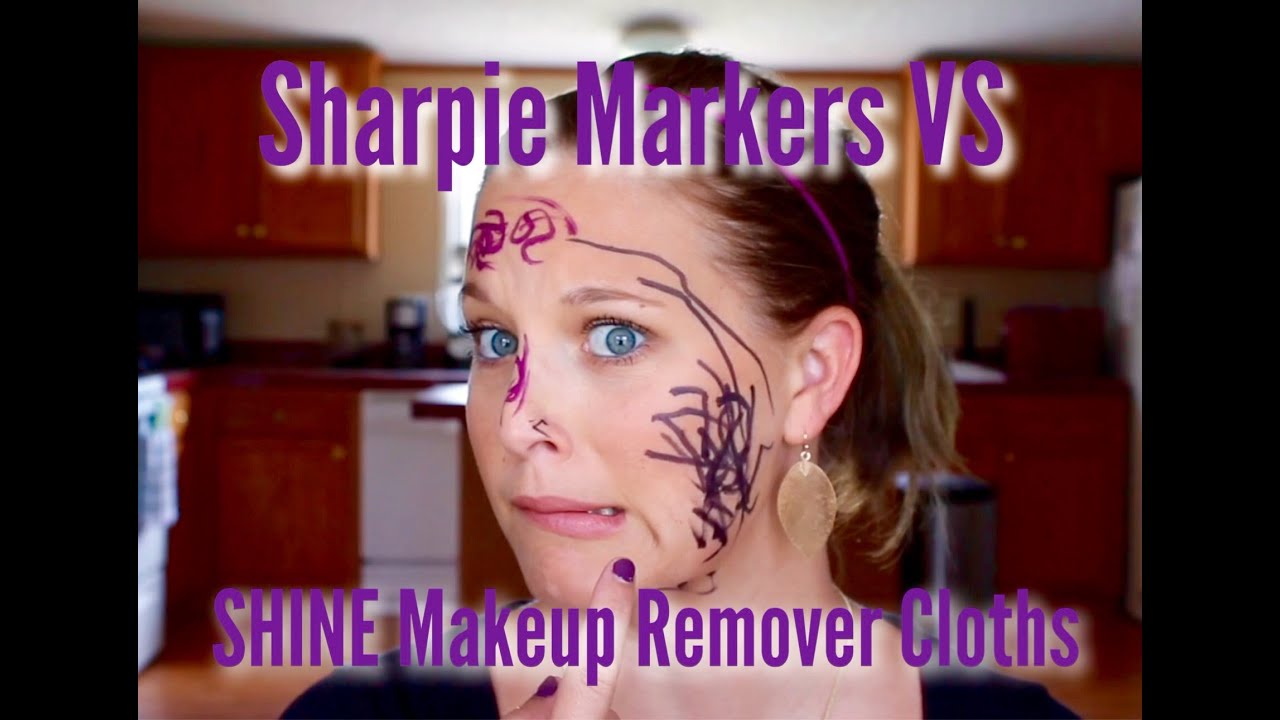 Younique's SHINE Makeup Remover Cloths VS Sharpie Markers || The Lash ...