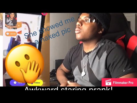 Awkward staring prank on the monkey app!!😅(hilarious) - YouTube