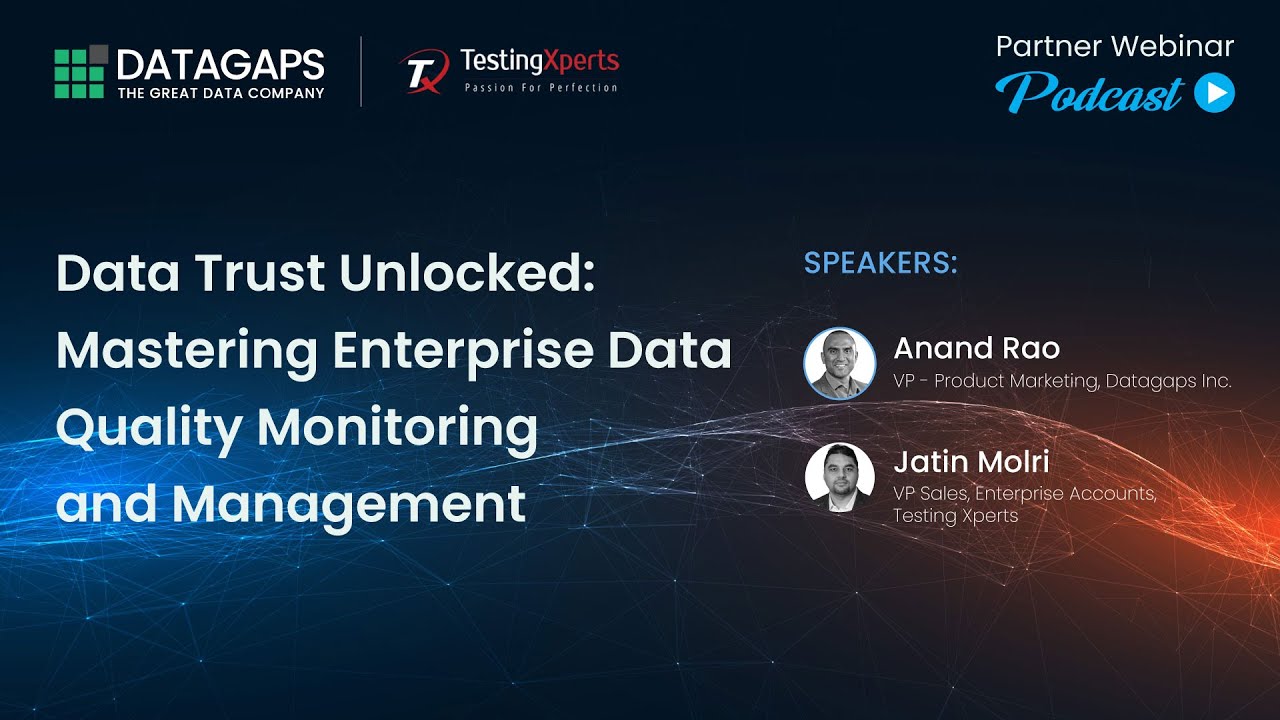 Mastering Enterprise Data Quality Monitoring & Management ...