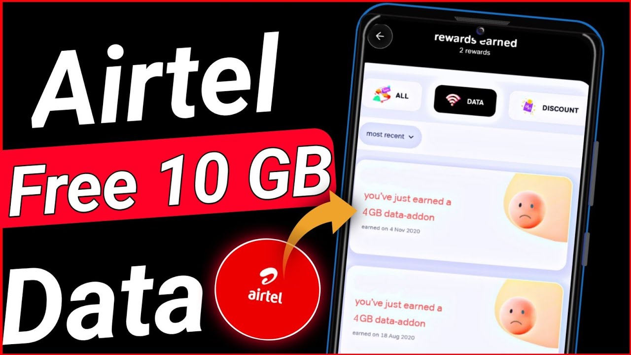 Airtel Free Data || Airtel free data code 2022 || How To Get Free Data ...