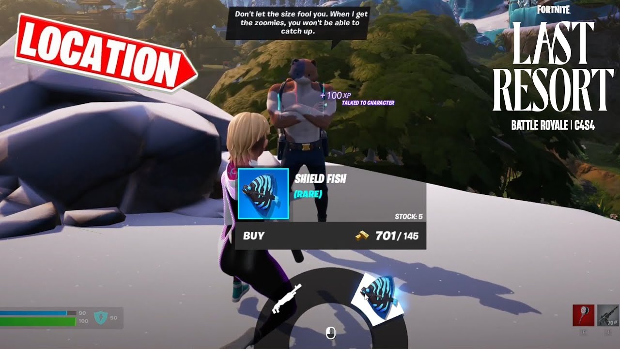 MEOWSCLES Location in Fortnite Chapter 4 Season 4 #fortnitelastresort ...