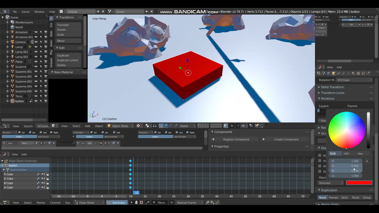 [UPBGE 2.5] Making RTS Game (Day 2) - YouTube