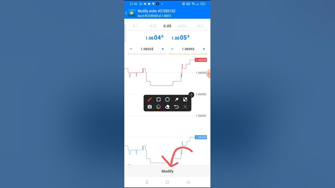 Cara setting TP dan SL di MT4 / MT5 - YouTube