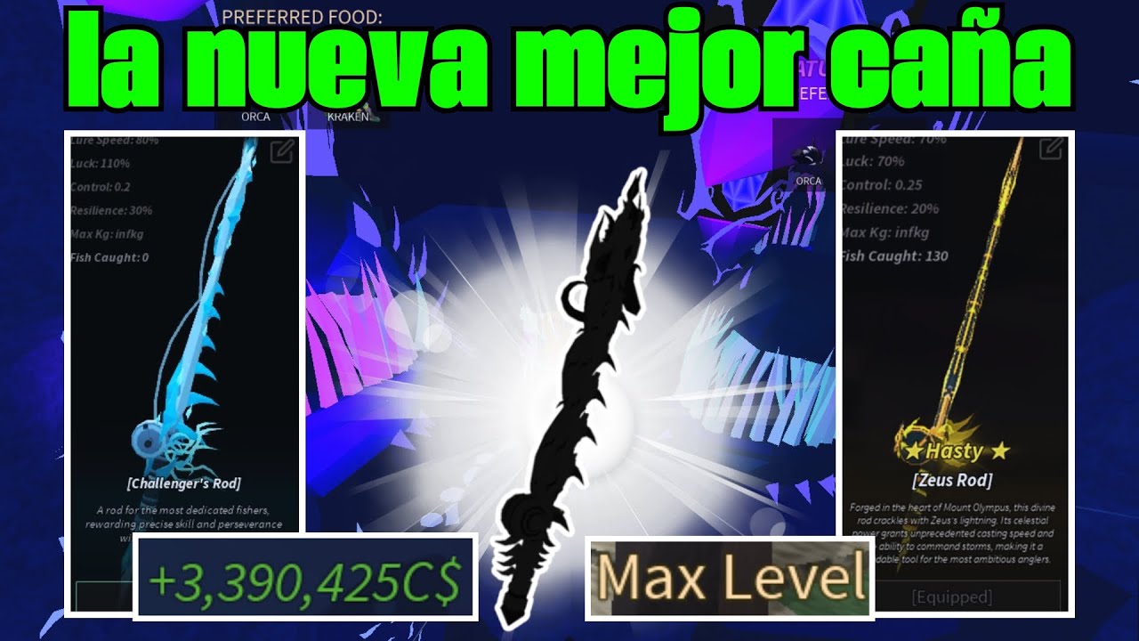 LAS NUEVAS MEJORES CAÑAS de FISCH para DINERO y NIVELES! GUÍA CAÑAS/ROD ...