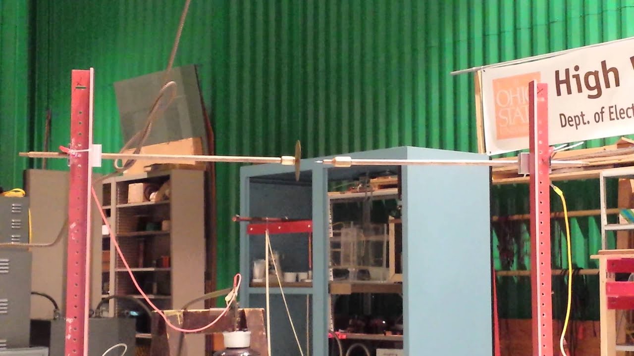 HVDC Point (+) to Plane(-) Breakdown OSU High Voltage Engineering Lab ...