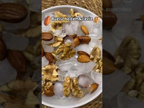 Buzlu badem & ceviz🥰 #pratiktarifler #datça #atıştırmalık #food #walnut