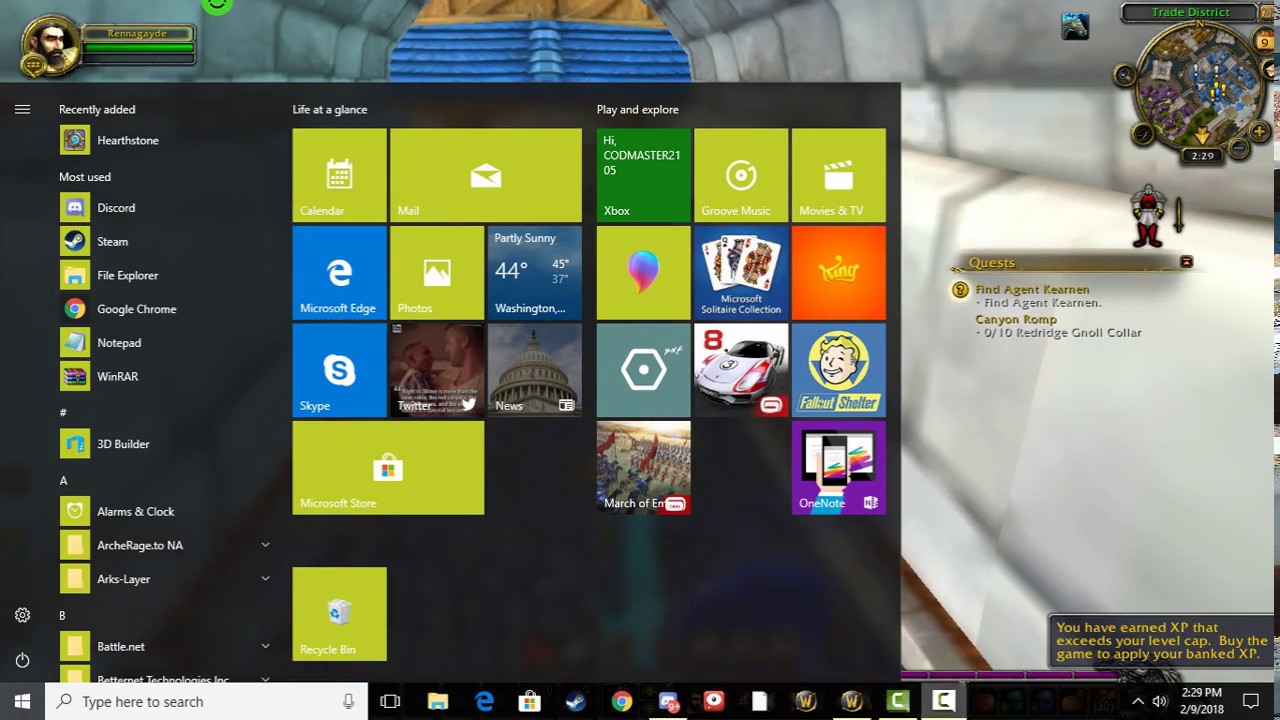 World of warcraft on Intel hd 4000 (Questing) - YouTube