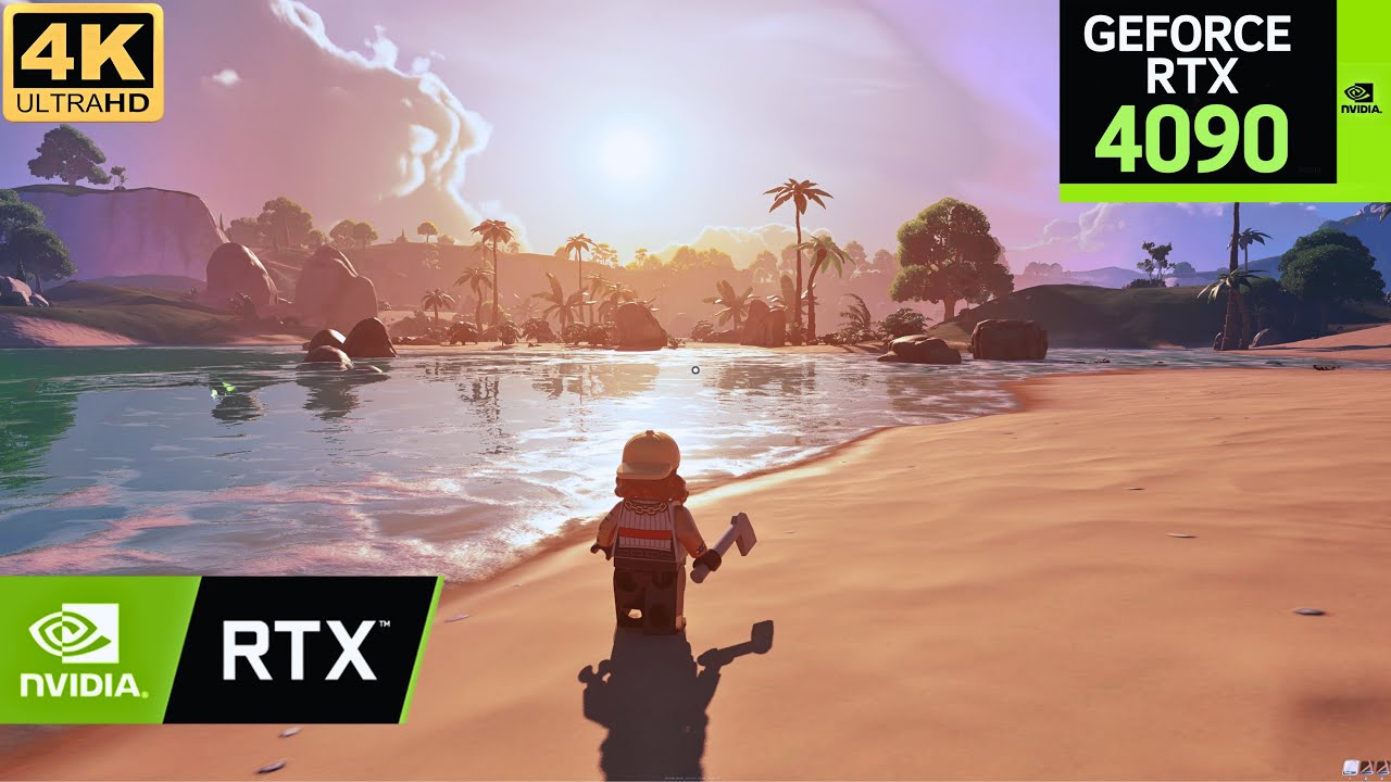 Fortnite LEGO on RTX 4090... ( 4K Ultra Graphics RTX ON ) - YouTube