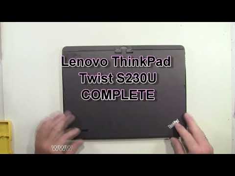 Lenovo ThinkPad Twist S230U How To Complete Take Apart Full Disassembly Nothing Left