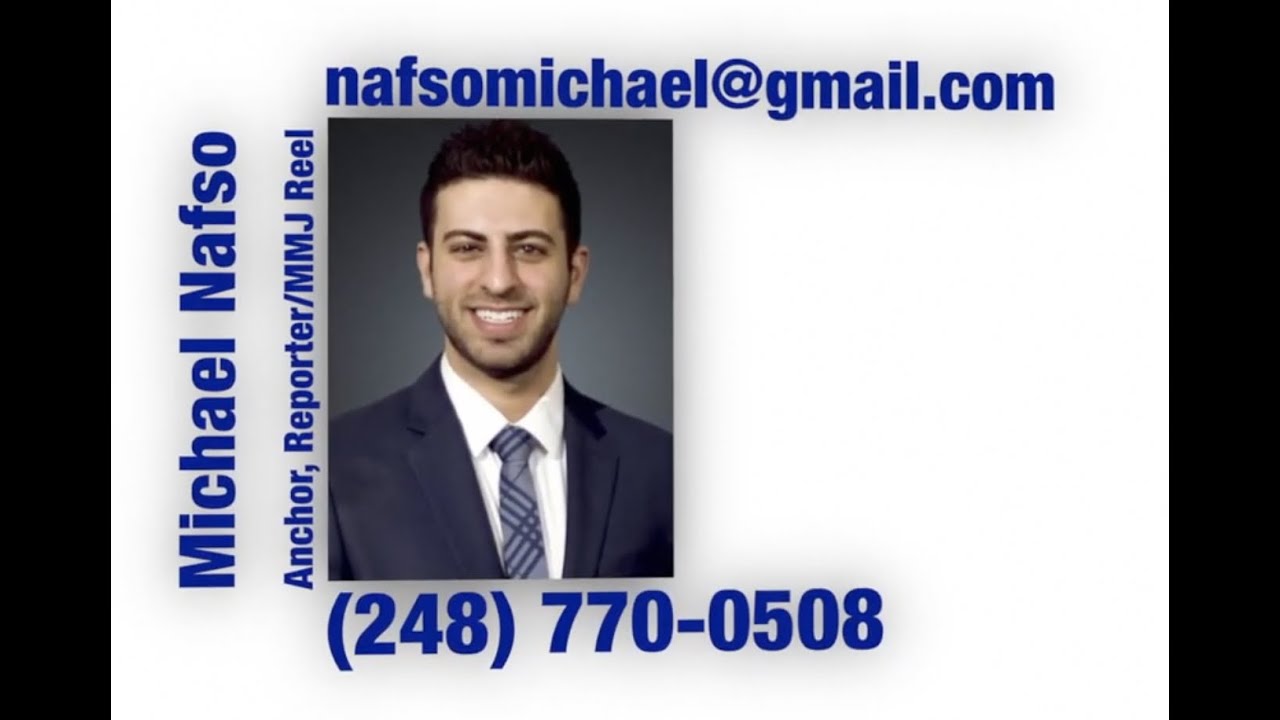 Michael Nafso Demo Reel 2021 - Anchor, Reporter, MMJ - YouTube