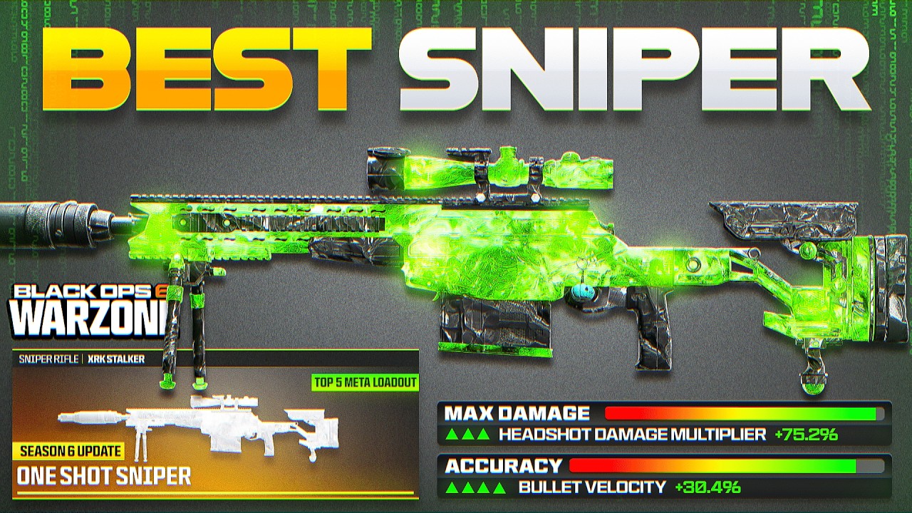 Meet the *NEW* BEST SNIPER META LOADOUT in WARZONE BO6 NOW! (Best ...