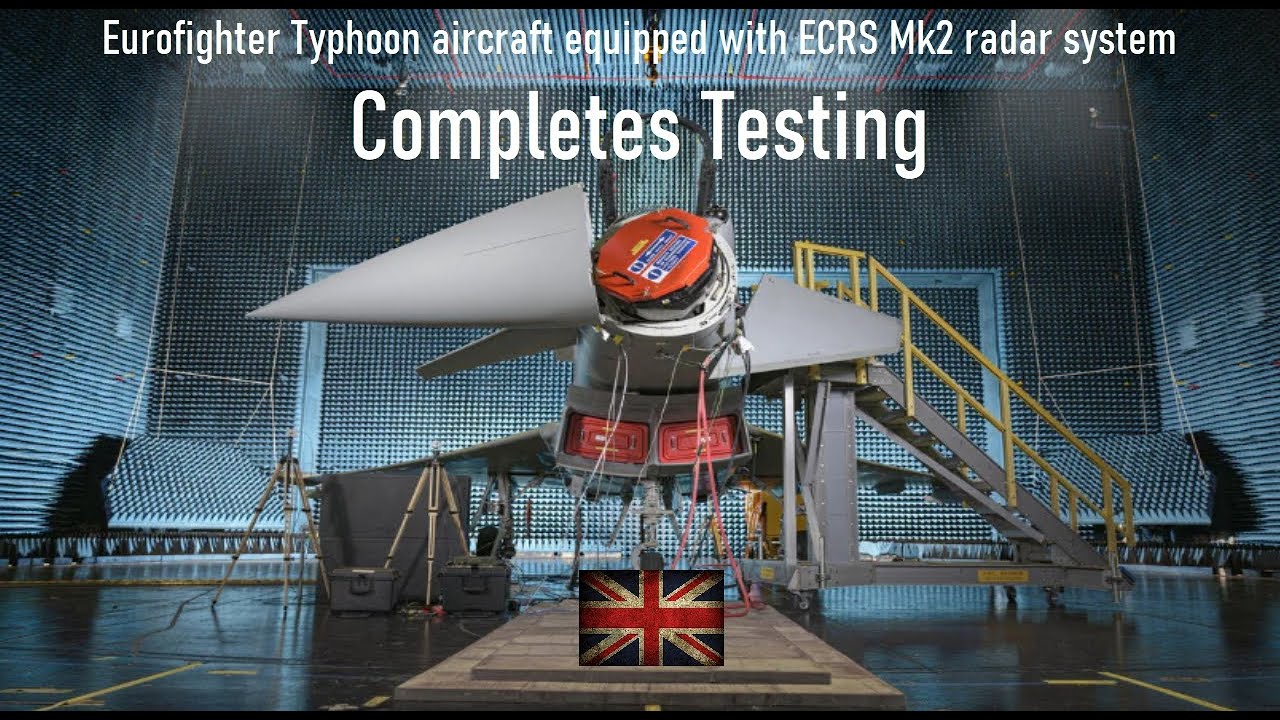RAF Eurofighter Typhoon aircraft equipped with ECRS Mk2 radar system ...