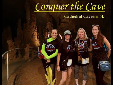 Conquer the Cave Cathedral Caverns 5k Run 2022 - YouTube