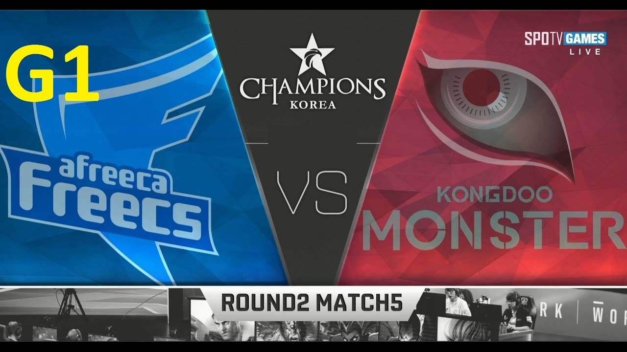 AFS vs KDM Game 1 Highlights - 2017 LCK SPRING SPLIT - YouTube