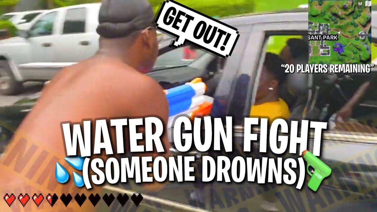 WATER GUN ZONE WARS💦TURNS INTO DEADLY ENDING 🔫 - YouTube