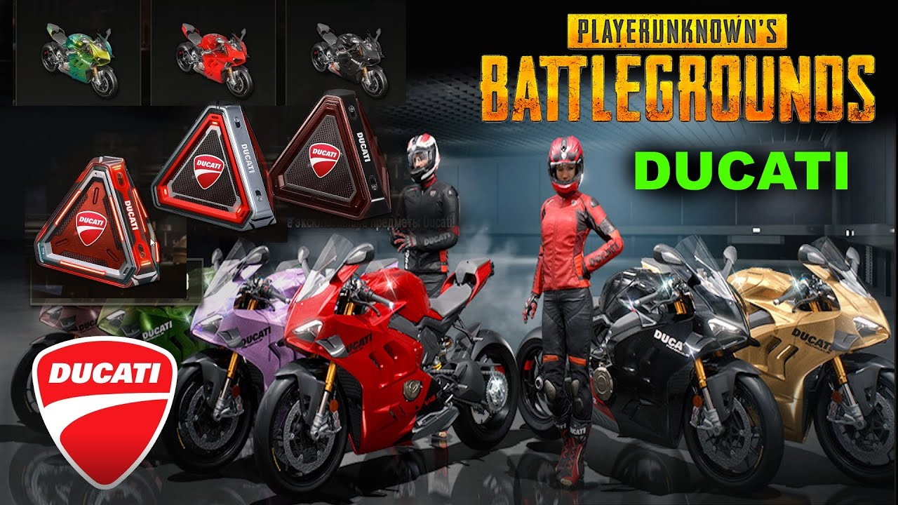 PUBG x Ducati New мотоцикл Ducati/Как получить New Ducati motorcycle ...