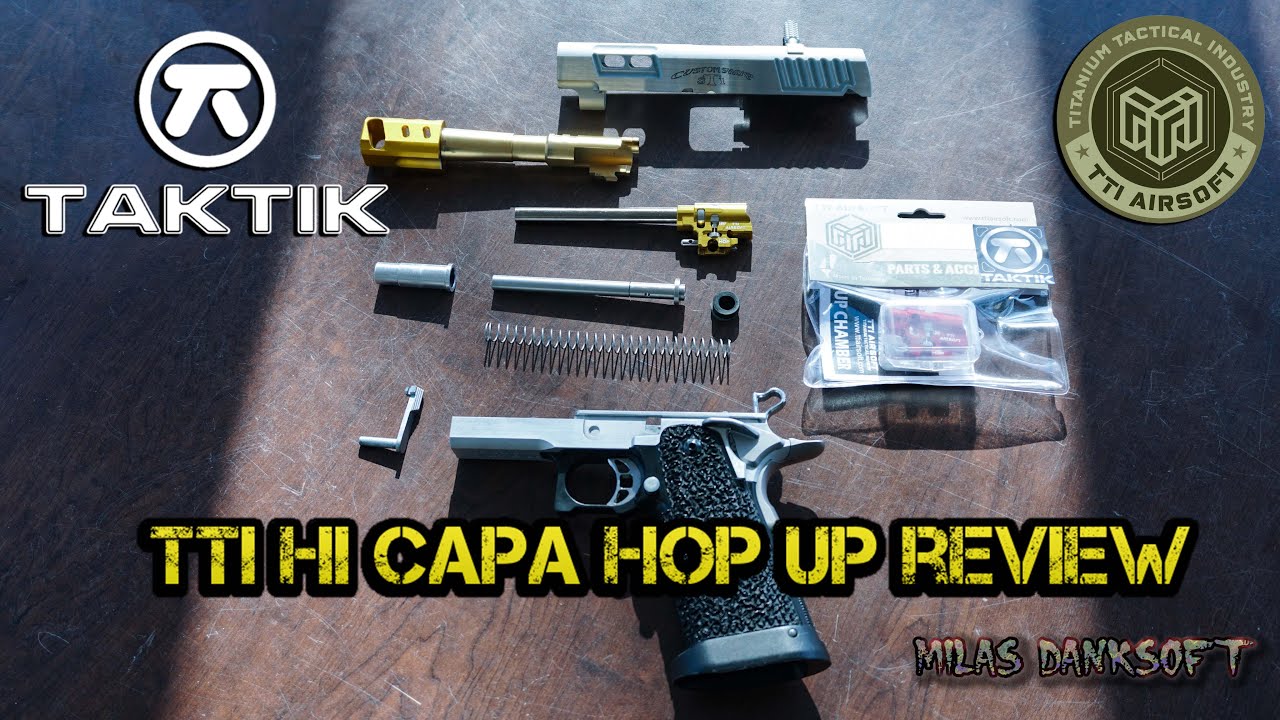 TTI airsoft hop up review and assembly - YouTube