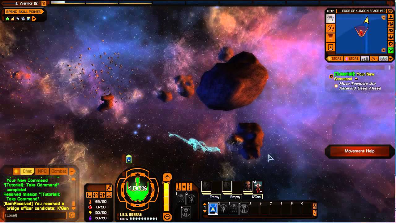 [PL] Linux gry: Star Trek Online (wine) - YouTube