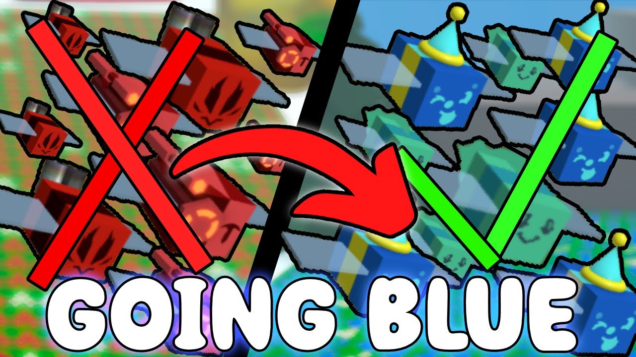how I switched from RED to *BLUE*! (Bee Swarm Simulator) - YouTube