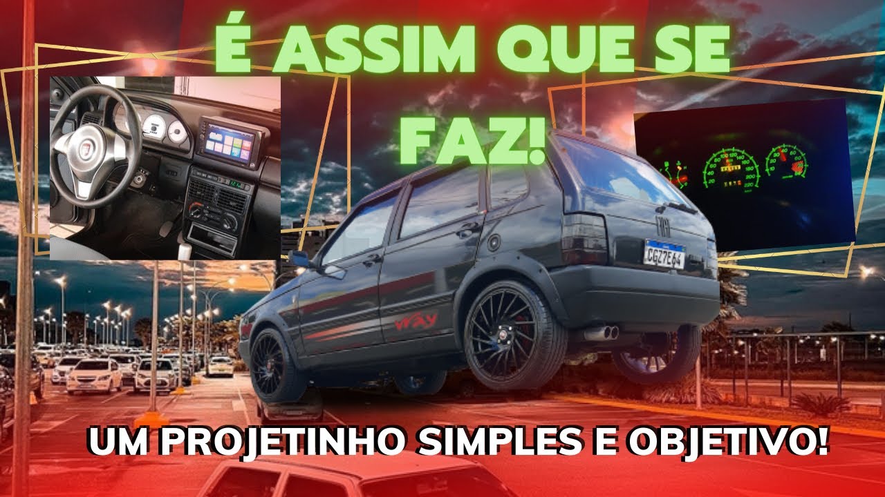 PROJETO DO FIAT UNO FEITO TODO EM CASA POR UM INSCRITO! - YouTube