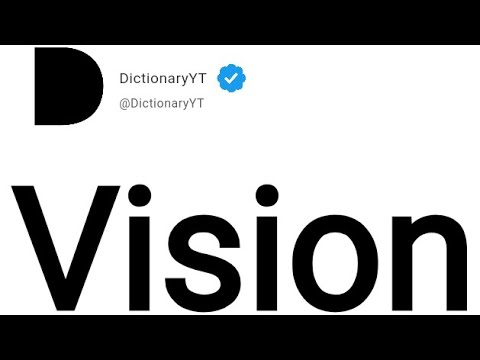 Vision Meaning in English - YouTube