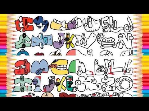 Alphabet lore Big Beaten Mix Coloring page / Raven & Kreyn So Happy ...