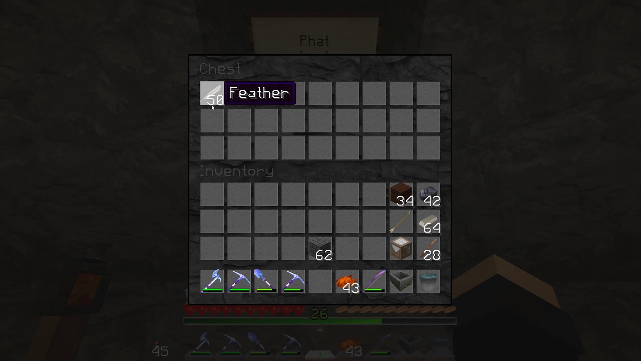 Minecraft Feather Collecting Machine - YouTube