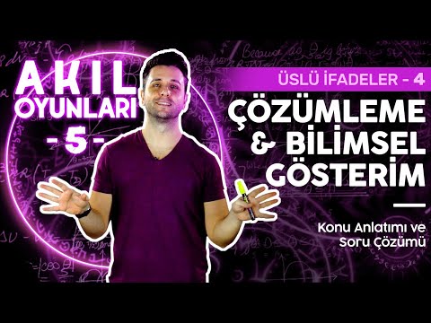 Ozan Alper ile 8. Sınıf Matematik: Üslü Sayılarda Bilimsel Gösterim | Lightboard Ders #5 #lgs2022