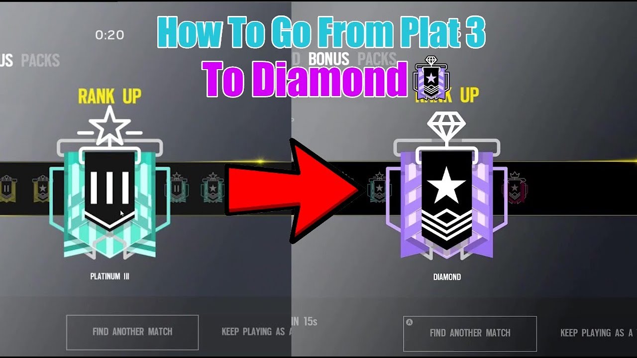 How To Go From Plat 3 To Diamond - Rainbow Six Siege - YouTube