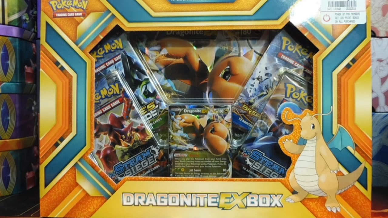 Pokemon Cards Opening A Dragonite EX Box - YouTube