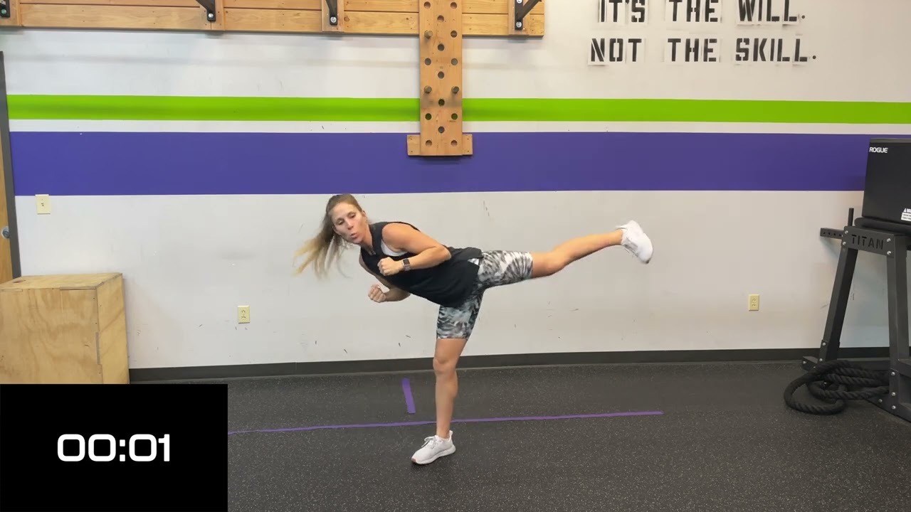 Cardio Kick boxing no choreography no repeat. All levels (beginner to ...